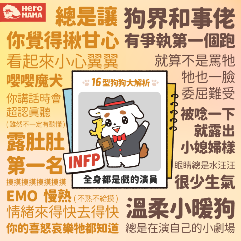 貓狗專屬MBTI心理測驗！狗狗版I型篇 - HeroMama